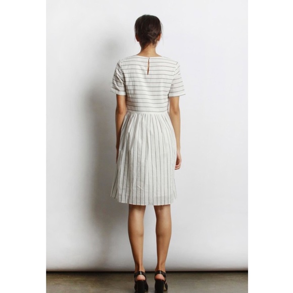 Mod Ref | Dresses | Mod Ref Billy Dress White And Black Striped | Poshmark